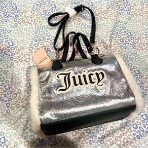 Juicy Couture | Bags | New Silver Juicy Couture Purse Bag Handbag Shear ...